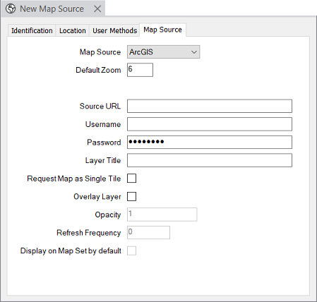 Mapping and Geographic Information Guide - ArcGIS Map Source (Configuring a Map Source)